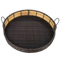 China Swing Rattan Hanging Pet Bed PP Natural Woven Wicker Dog Cat Animal Sleeping House Baskets Outdoor Indoor for sale
