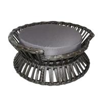 China Large Wicker Dog Bed Baskets Woven Rattan Natural Mattress Cat Pet Nest Puppy Dog Rest Bed for sale