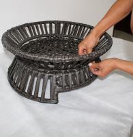China Large Wicker Dog Bed Baskets Woven Rattan Natural Mattress Cat Pet Nest Puppy Dog Rest Bed for sale