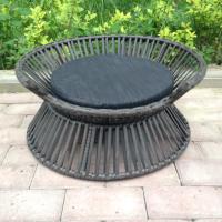 China Cat Nest Vine Woven Nest Four Seasons Enclosed Cat Bed Puff Woven Summer Cool Dog Nest Pet Basket for sale