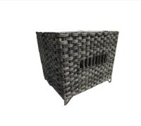 China Four Seasons Rattan Pet House Small Animal Pattern Woven Dog Cat Litter Cage Universal Semi-Enclosed Washable Cage for sale