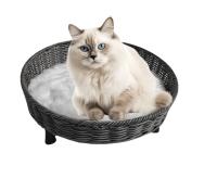 China Morden Style Artificial Rattan Pet Furniture Fashion Indoor Pet Bed Dog Bed House Waterproof for sale
