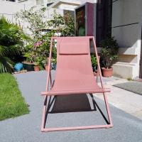China Outdoor Folding Camping Lounge Chair Portable Foldable Wooden Beach Adjustable for sale