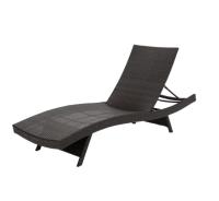 China LC1008 Hotel Rattan Style Outdoor Wicker Sun Loungers Pool Outdoor for sale