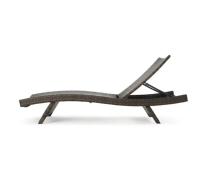 China LC1008 Hotel Rattan Style Outdoor Wicker Sun Loungers Pool Outdoor for sale