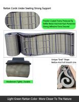 China S-Shape Black Rattan Garden Sun Loungers  Poly Hotel Holiday Resort Poolside for sale