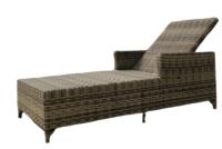 China LC1015 Poly Rattan Garden Outdoor Indoor Rattan Lounge Chair Beach Sun Holiday for sale