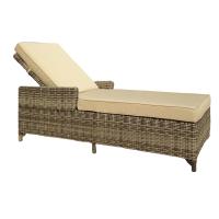 China LC1015 Poly Rattan Garden Outdoor Indoor Rattan Lounge Chair Beach Sun Holiday for sale
