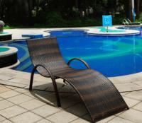 China CE BSCI S Shape Stylish Practical Outdoor Sun Lounger Villa Courtyard Pool Garden for sale