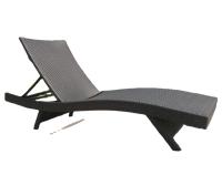 China LC1008 Hotel Rattan Style Outdoor Wicker Sun Loungers Pool Outdoor for sale
