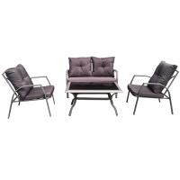 China Sofa Outdoor Cast Iron Aluminum Outdoor Balcony Patio Furniture Garden Table And Chairs Garden Furniture for sale