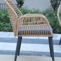 China Wicker Rattan Patio Dining Set Bistro Sets Garden Chair Seating Group Conversation for sale