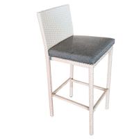 China Hot Selling Outdoor Furniture Bar Set Durable Rattan Wicker Bar Stool And Chairs Poly Rattan Round Bar furniture Set for sale