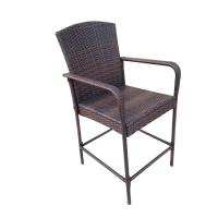 China Villa Patio Wicker Rattan Counter Height Bar Stools Conversation Square Dining for sale
