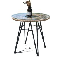 China Modern Outdoor Terrace Table And Chair Balcony 2-Piece Garden Restaurant Coffee for sale