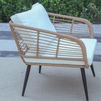 China Bistro All Weather Wicker Patio Dining Set 4 Pieces Modern Garden Wicker Sofa for sale