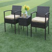 China All Weather Rattan Bistro Set Patio Table Patio Table And Chair Outdoor Furniture Garden Sofa for sale