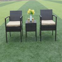 China All Weather Rattan Bistro Set Patio Table Patio Table And Chair Outdoor Furniture Garden Sofa for sale