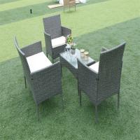 China Garden Wicker Table And Chairs Plastic Wicker Sofa Set Rattan Patio Leisure Furniture for sale