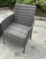 China Garden Compact Rattan Table And Chairs  Large Outdoor Garden Sets for sale