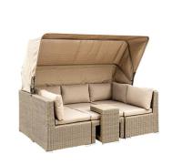 China 5 3 4 Piece Rattan Patio Furniture Set Leisure Rattan Sofa Set Modern Garden for sale