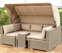 China 5 3 4 Piece Rattan Patio Furniture Set Leisure Rattan Sofa Set Modern Garden for sale