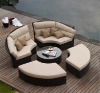 China Rattan Wicker Chaise Lounge Chair Set Modern Poly Patio Canopy Sunproof Lounger for sale