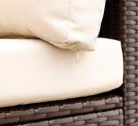 China Indoor/Outdoor Furniture Sets Rattan All-Weather Washable Cushions with Coffee Table Rattan Sectional Sofa for sale