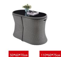 China Indoor Outdoor Patio Rattan Bistro Dining Set Balcony Chair Leisure Space Saving for sale