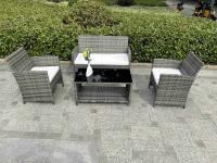 China Garden Furniture Set Garden Furniture Collection Rattan Wicker Chair Support Customization Outdoor  Indoor Use for sale