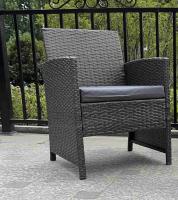 China Weather-Resistance 4pcs Outdoor Rattan Sofa Set/ Wicker Garden Furniture Coffee Table and Rattan Chairs for Pool for sale