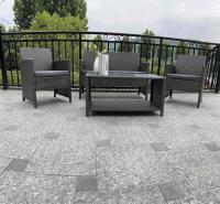 China Weather-Resistance 4pcs Outdoor Rattan Sofa Set/ Wicker Garden Furniture Coffee Table and Rattan Chairs for Pool for sale