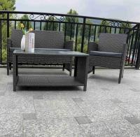China Weather-Resistance 4pcs Outdoor Rattan Sofa Set/ Wicker Garden Furniture Coffee Table and Rattan Chairs for Pool for sale