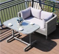 China Nordic Style Terrace Courtyard Living Room Sofa Wicker Rattan Chair Patio for sale