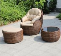 China CE BSCI Glass Top Coffee Table Cushions Patio Furniture Sofa Set Furniture Outdoor for sale