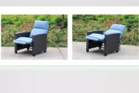 China CE BSCI Home Rattan Furniture Modern Office Sofa Mid Century Recliner for sale
