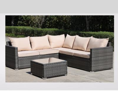 China Rattan Sofa And Coffee Table Set Restaurant Chair Outdoor Table Store Cushion 6cm for sale