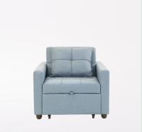 China Modern Outdoor Convertible Sofa Bed Chair Adjustable Backrest 3-In-1 Pull Out for sale