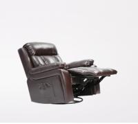 China PU Leather Manual Reclining Chair Modern Swivel Stretch Recliner Chair 96x101x102CM for sale