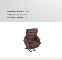 China 103.5CM Fashionable Adjustable Electric Recliner Leisure Fabric Furniture Elderly for sale