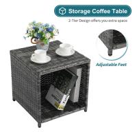 China Luxury Rattan Garden Sofa Sets Furniture Wicker Outdoor Chairs Table Ottoman for sale