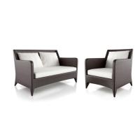 China Waterproof Chairs Outdoor Rattan Indoor Sofa Set Garden Patio Lounge for sale
