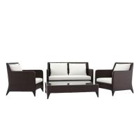 China Waterproof Chairs Outdoor Rattan Indoor Sofa Set Garden Patio Lounge for sale