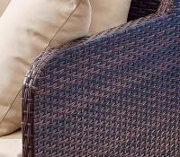 China Single Rattan Garden Sofa Chair Waterproof Nordic Modern Terrace Combination for sale
