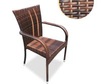 China Grey 6 Seater Outdoor Dining Set Table Rectangular Desk Villa Courtyard Rattan for sale