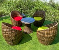 China Environmental Protection Outdoor Furniture Set Chairs Table Dining Rattan Set for sale
