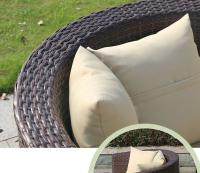 China Outdoor Rattan Sofa Set Wicker Furniture Mirror Outdoor Sofa  980x600x410mm for sale