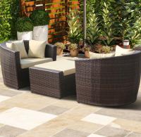 China Outdoor Rattan Sofa Set Wicker Furniture Mirror Outdoor Sofa  980x600x410mm for sale