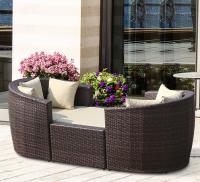 China Outdoor Rattan Sofa Set Wicker Furniture Mirror Outdoor Sofa  980x600x410mm for sale