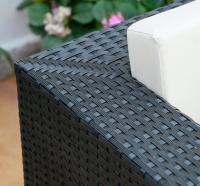 China 7 PCS L Shaped Garden Rattan Sofa Wicker Indoor Outdoor Rattan Lounge Sofas Set for sale